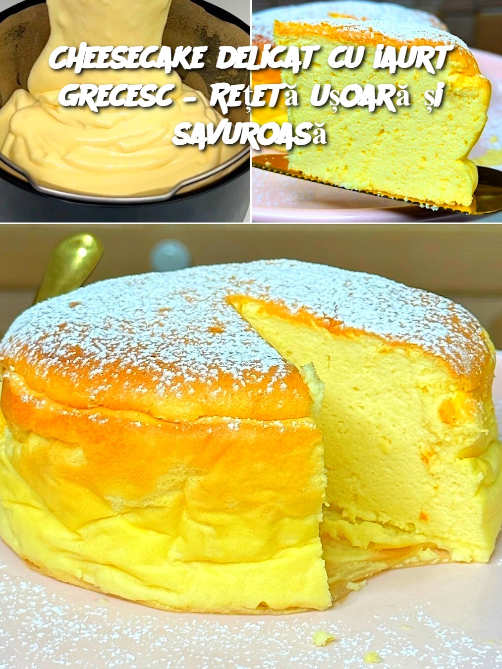 Cheesecake delicat cu iaurt grecesc – Rețetă ușoară și savuroasă – Best ...