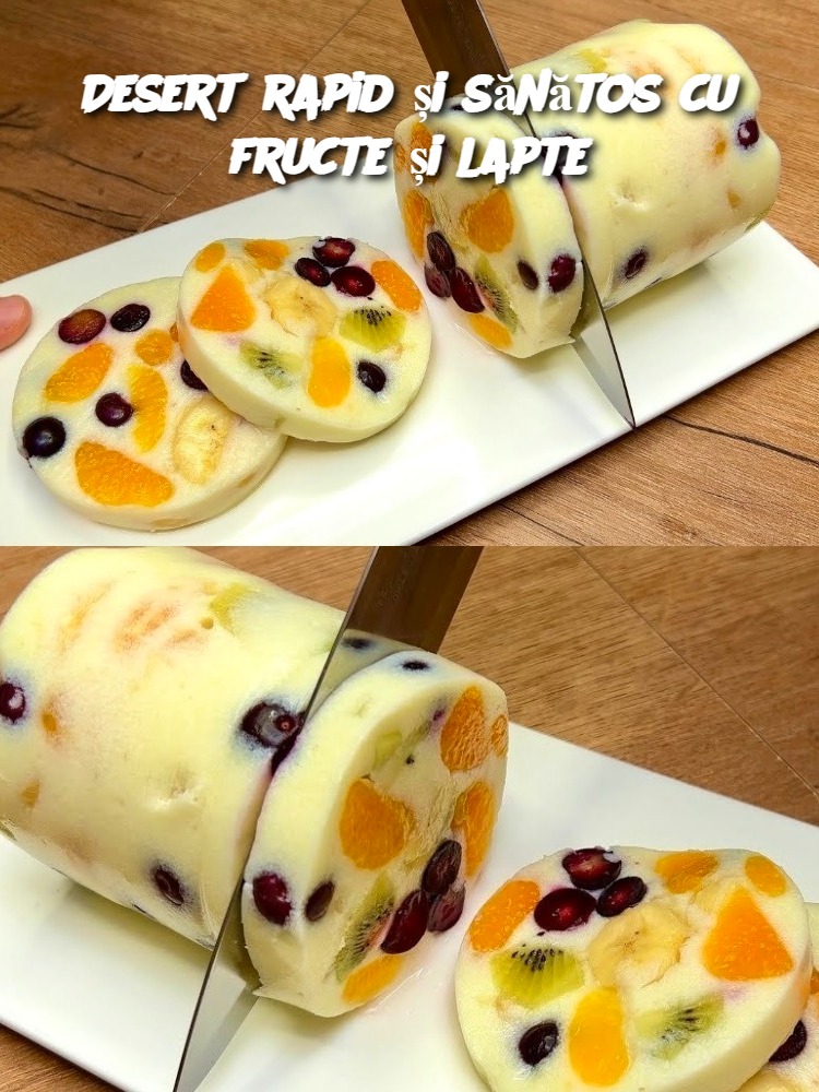 Desert rapid și sănătos cu fructe și lapte – Best Recipes
